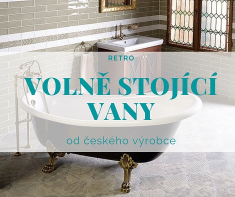 Retro vana od české značky Polysan | Krásné Koupelny